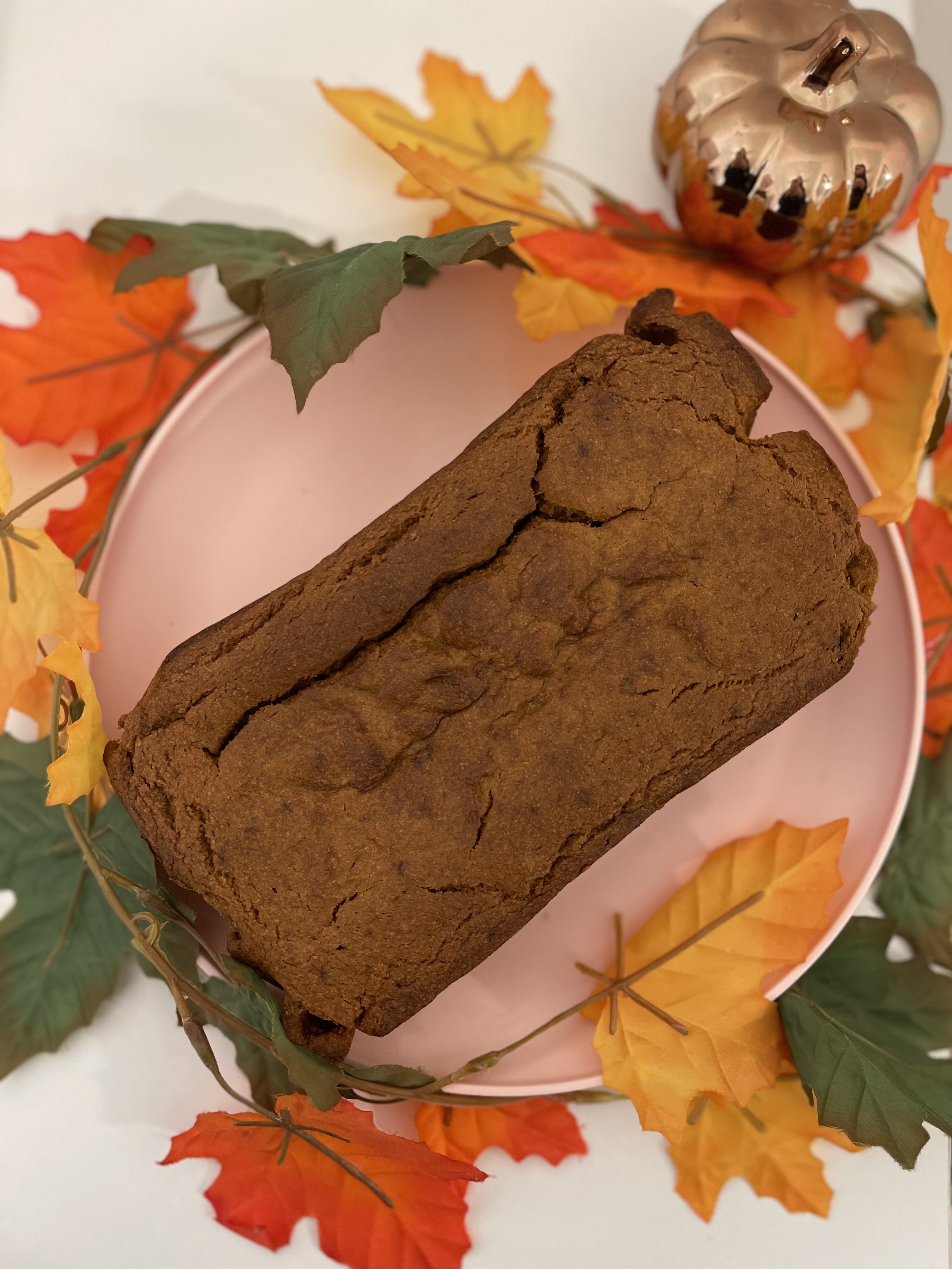 My Vegan Pumpkin Bread Recipe - Cassie DeNisco